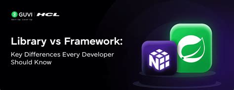 framework vs library key differences for developers