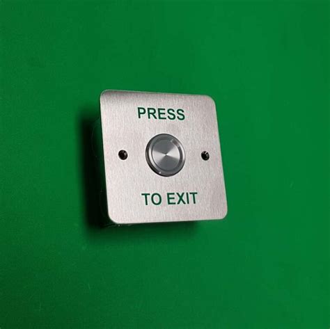 Flush Mount Waterproof Push Button Exit Switch Gates And Accessories