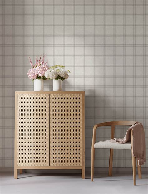 4134 24478 Twain Dove Plaid Wallpaper By Chesapeake