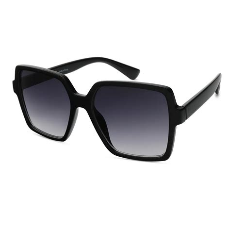 Square Light Brown Sunglasses