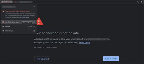 invalid ssl certificate how to solve supporthost