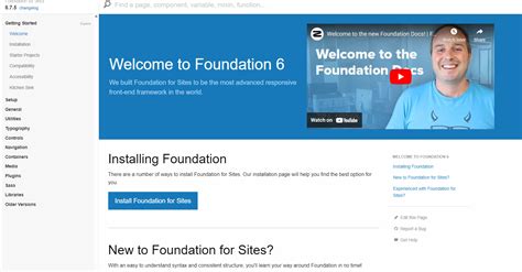 [global styles] foundation website help document page sidebar has