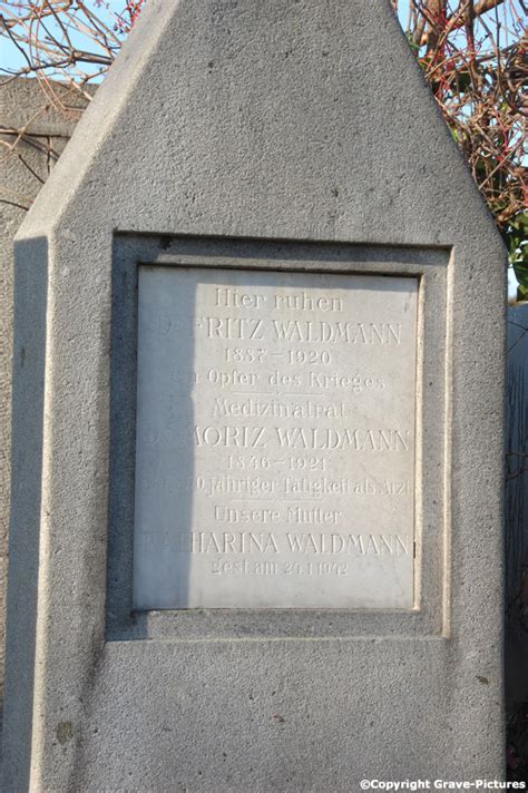 Waldmann Fritz Dr Grave Picturesat Die Deutschsprachige Grave Pictures Community