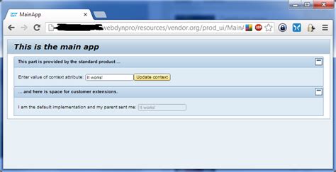 Developing Extensible Web Dynpro Java Applications Sap Community