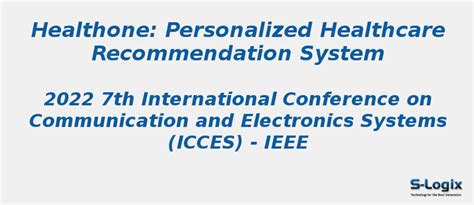 Healthone Personalized Healthcare Recommendation System S Logix