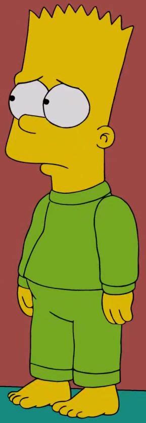 Bart Simpson In Green Pajamas