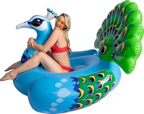 Joyin Inflatable Peacock Pool Float Fun Beach Floaties Swim Party