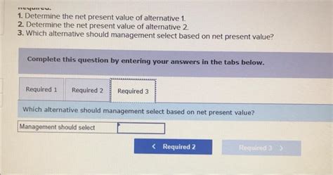 Solved Problem 11 6a Static Net Present Value Of Alternate