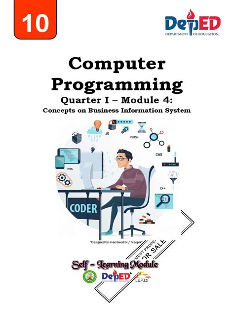 Computer Programming Quarter I Module 4 Pdf Information System