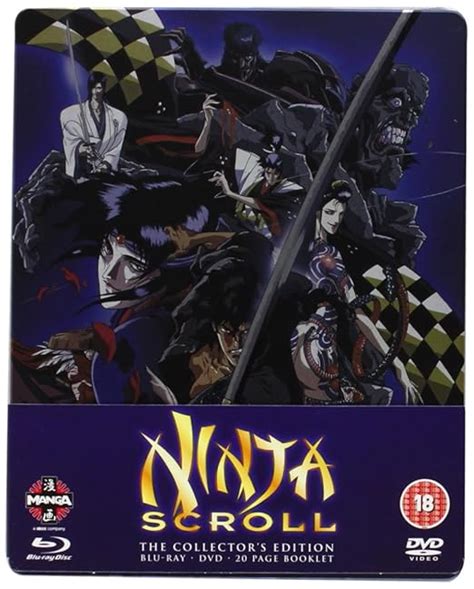 Ninja Scroll Blu Raydvd Steelbook Reino Unido Amazones Daisuke