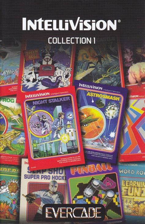 Intellivision Collection 1 Cover Or Packaging Material Mobygames Intellivision Collection 1 Cover Or Packaging Material Mobygames