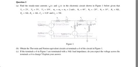 Solved Find The Steady State Currents I R T And I L T In