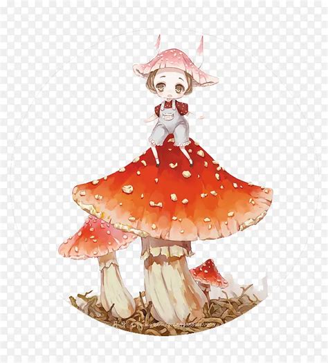 水彩蘑菇女孩png图片素材下载图片编号ypeawovr 免抠素材网
