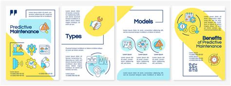 Multicolor Predictive Maintenance Layout Vector Image