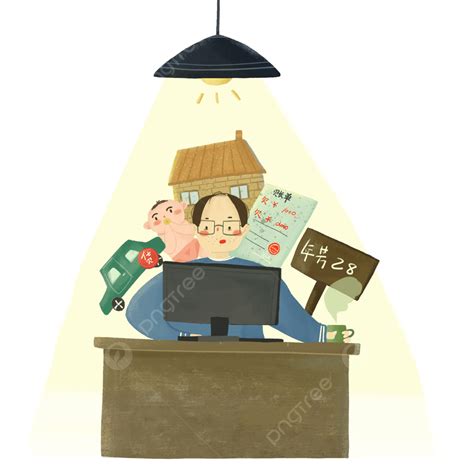 Stay Up Late PNG Picture Stay Up Late And Work Overtime Bald Programmer Stay Up Late Overtime