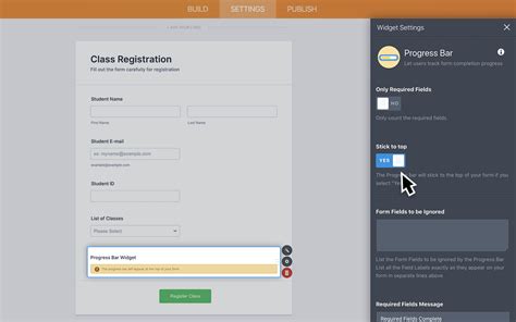 Progress Bar Form Widgets Jotform