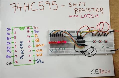 Instructions 74hc595 Shift Register Tutorial Arduino 7segment