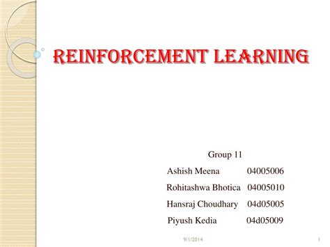 Ppt Reinforcement Learning Powerpoint Presentation Free Download