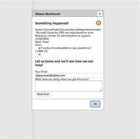 Crm Error When Trying To Open Solution With Ribbon Workbench Stack Overflow