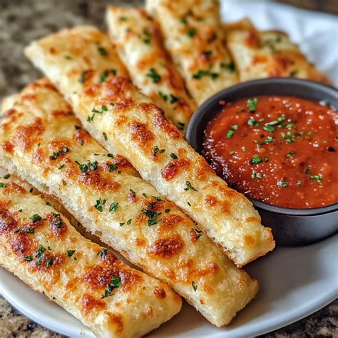 Cheesy Garlic Breadsticks With Marinara Sauce Dip Naneg Recipes