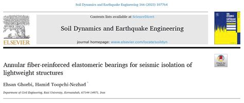 A Novel Elastomeric Isolator For Seismic Isolation Of Lightweight