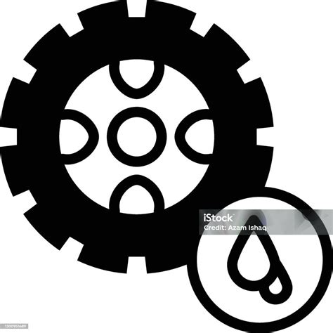 유출 된 타이어 벡터 글리프 아이콘 디자인 자동차 타이어 및 정렬 서비스 센터 도구 흰색 배경 차량 수리 타이어 및 오일 체인지