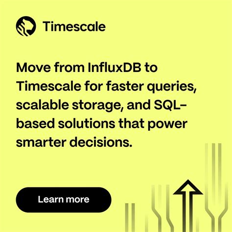 Choosing A Time Series Database Timescale Vs Influxdb Timescale Timescale