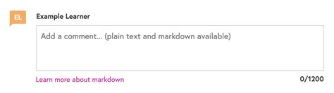 How To Use Markdown In Comments Futurelearn