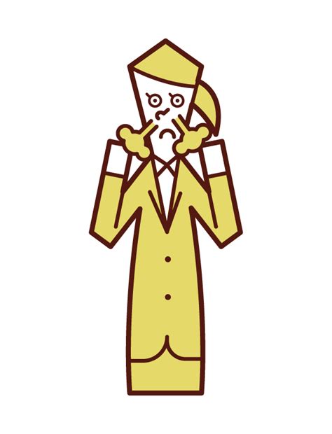 흥분한 사람 여성의 그림 무료 일러스트 소재집 Kukukeke