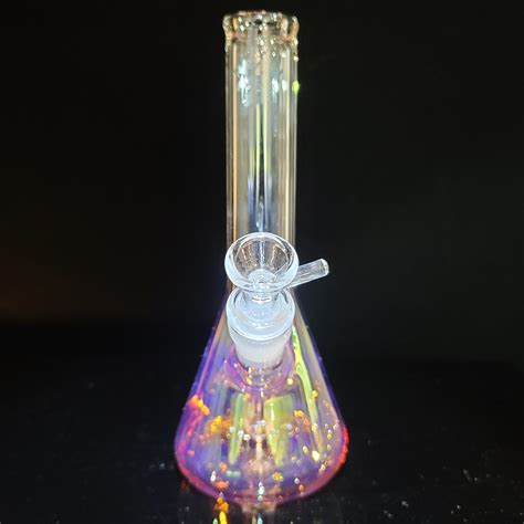 Raven Fumed Beaker Bong Tako Glass