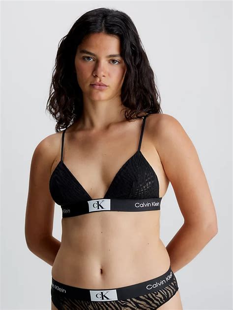 Lace Triangle Bra Ck96 Calvin Klein® 000qf7377eub1