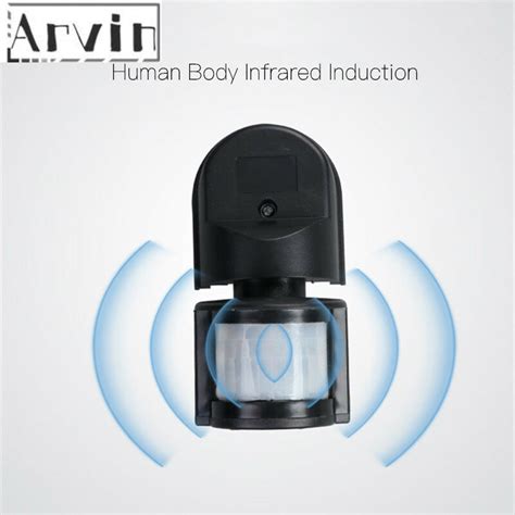 모션 감지기 자동 조명 스위치 경보 시스템 Pir 모션 감지 스위치 적외선 광 감지 감지기 보안 경보