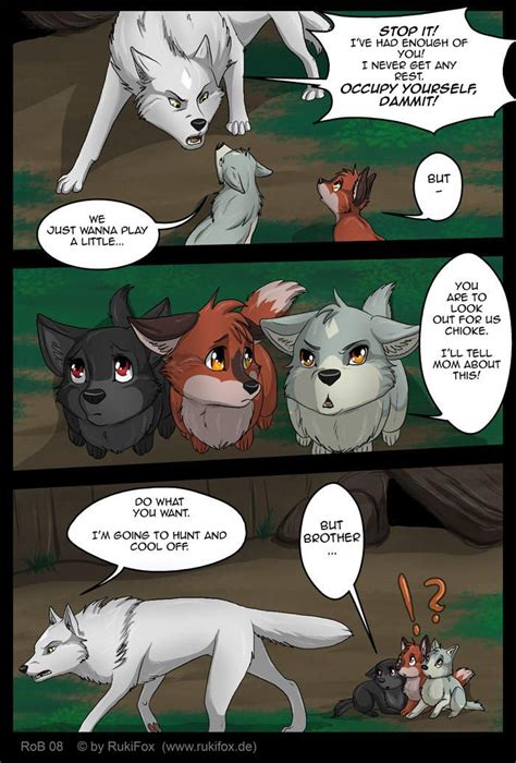 Rob 08 English By Rukifox Cute Wolf Drawings Cute Cartoon Drawings