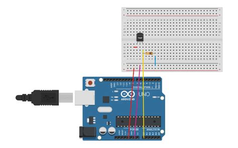 Circuit Design Circuito Termistor Arduino Tinkercad