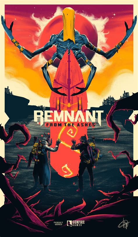 Remnant From The Ashes Poster Art Poster By Quentin Marroule