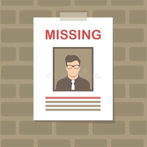 Missing Poster Stock Illustrations 1740 Missing Poster Stock