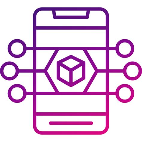 3d Cube Generic Gradient Outline Icon