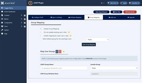 Configure Login Into Joomla Using Ldap Active Directory