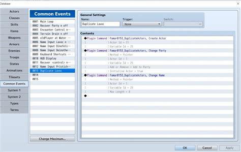 duplicate actors rpg maker forums