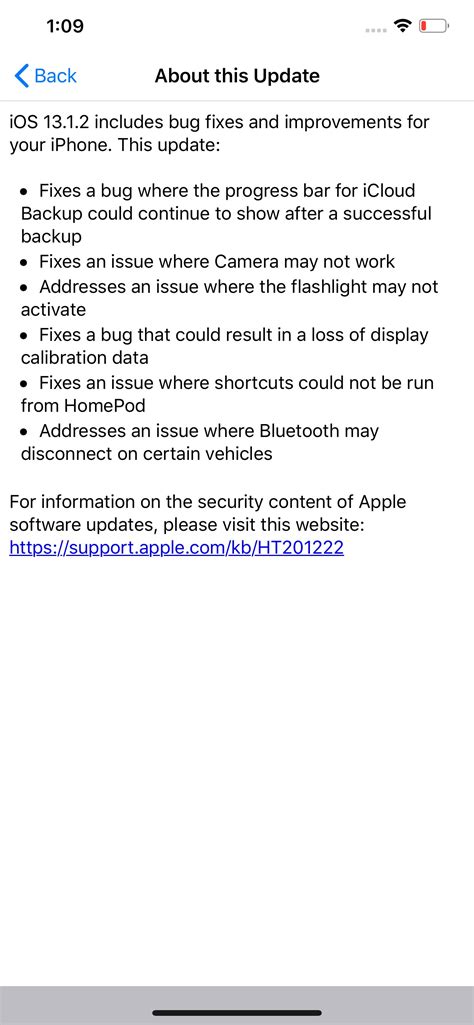 Apple Releases Ios 13 1 2 To Fix Bugs With Camera Icloud Backup Flashlight More Iclarified