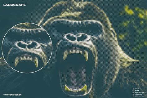 Misprint Halftone Texture Design Cuts