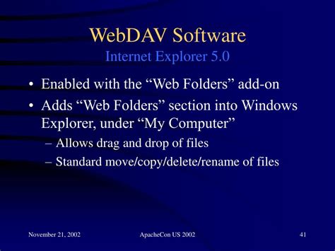 Ppt Webdav And Apache Powerpoint Presentation Free Download Id