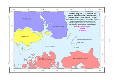 Sovereignty Over Pedra Brancapulau Batu Puteh Middle Rocks And South