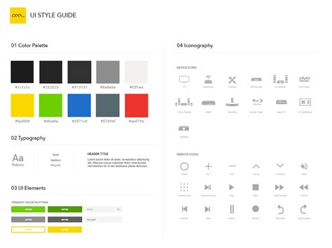 Style Guides By Pro Designers A Selection Of Ui And Brand Style… By Emma Drews Inspiration