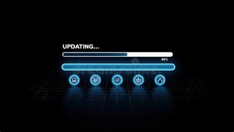 Update Software Application Upgrade Technology Concept Stock Illustration Illustration Of