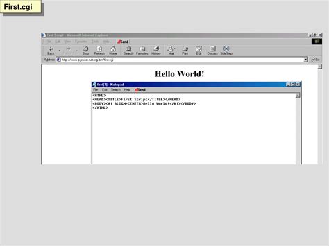 Ppt Introduction To Cgiperl Powerpoint Presentation Free Download