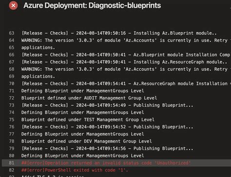 azure blueprint portal bug microsoft qanda