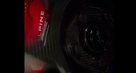 Alpine A110 R Shows Top Speed And Acceleration Figures Prior To Its