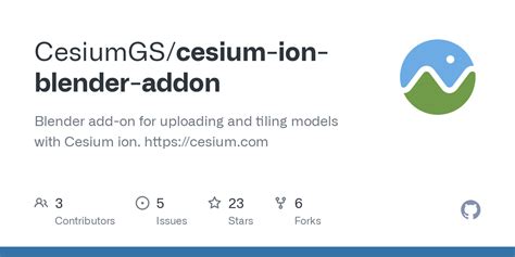 GitHub CesiumGS Cesium Ion Blender Addon Blender Add On For Uploading And Tiling Models With