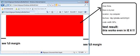 html table width in ie stack overflow